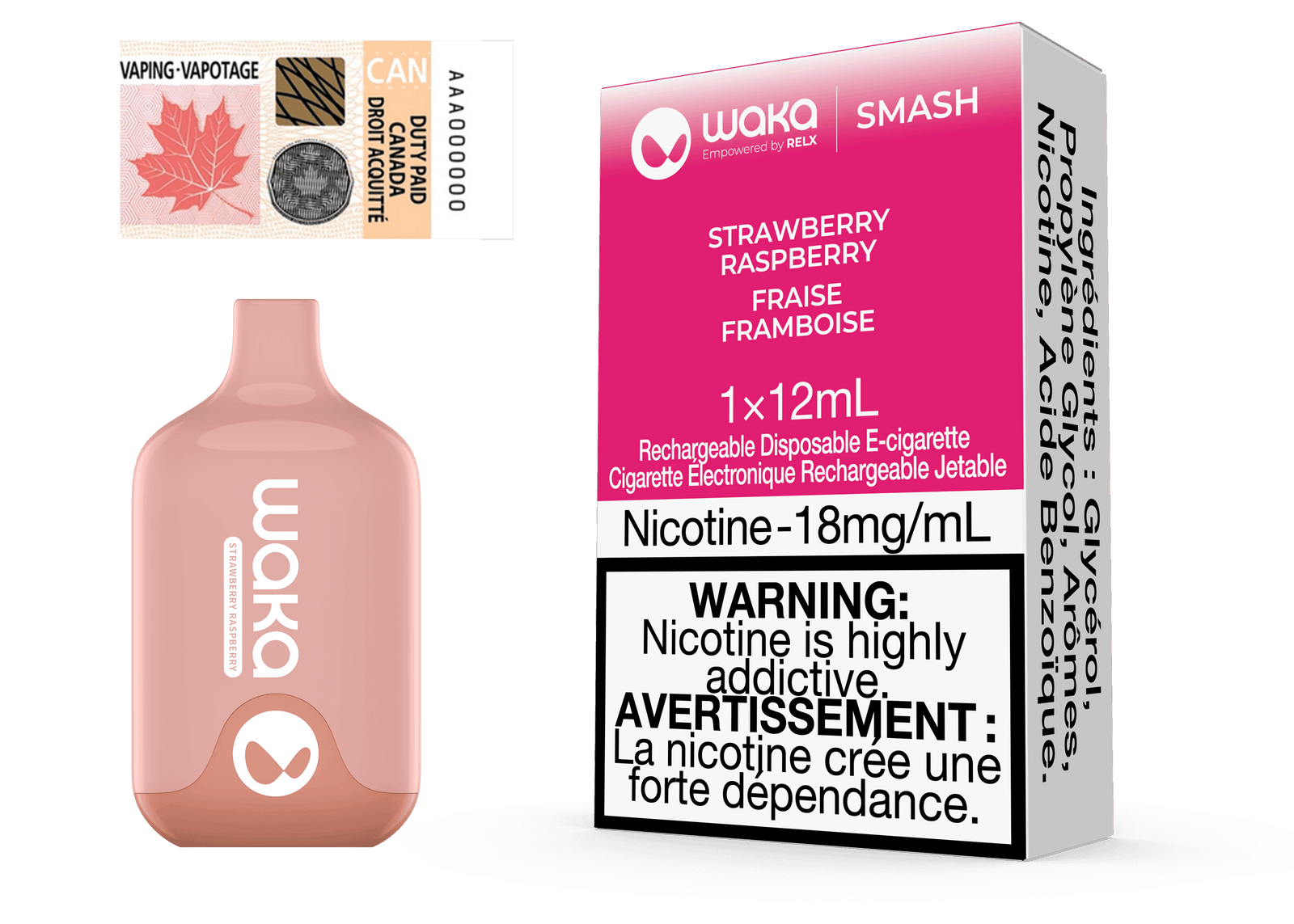 Waka Smash - Strawberry Rasberry